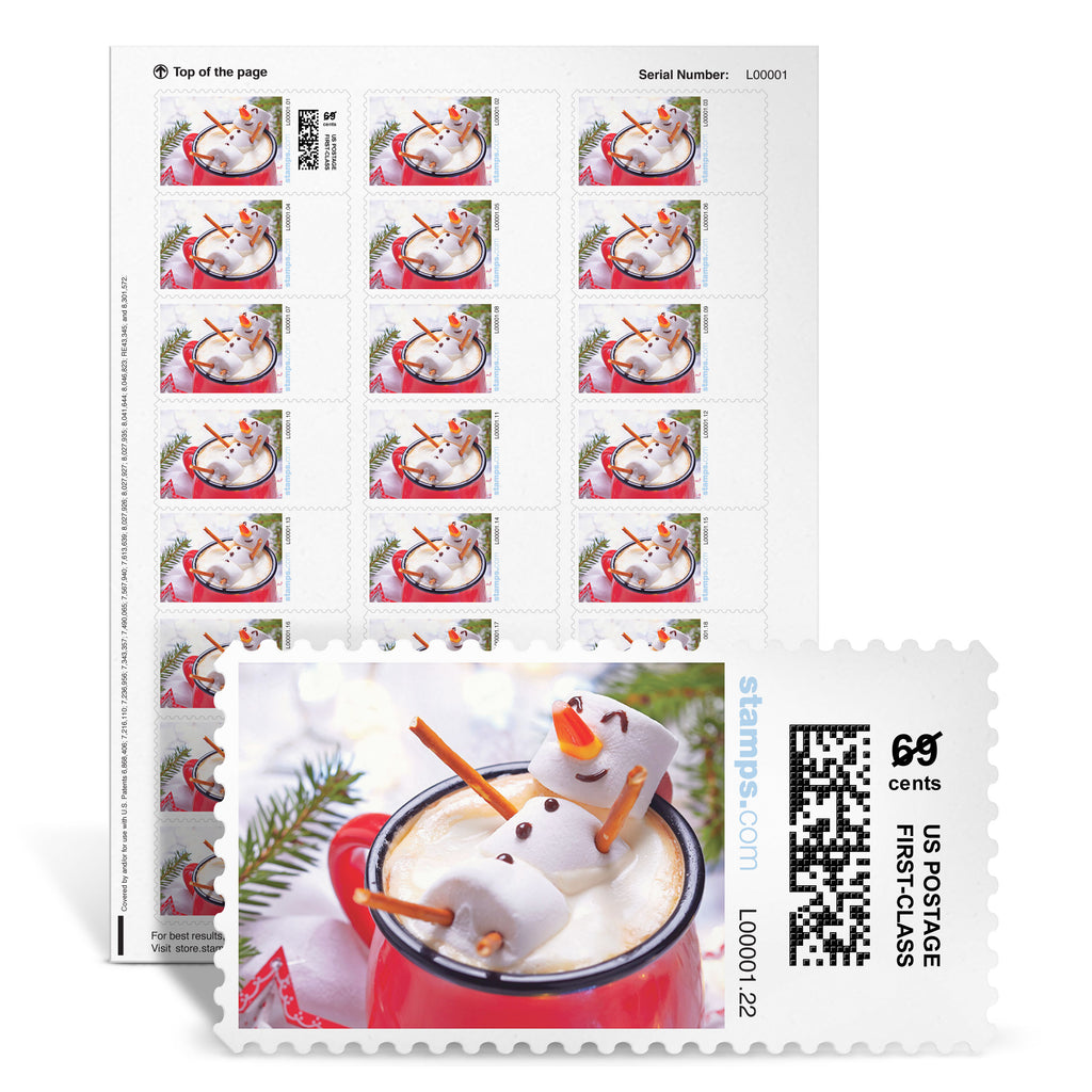 Frosty Hot Cocoa NetStamps – Stamps.com Supplies Store
