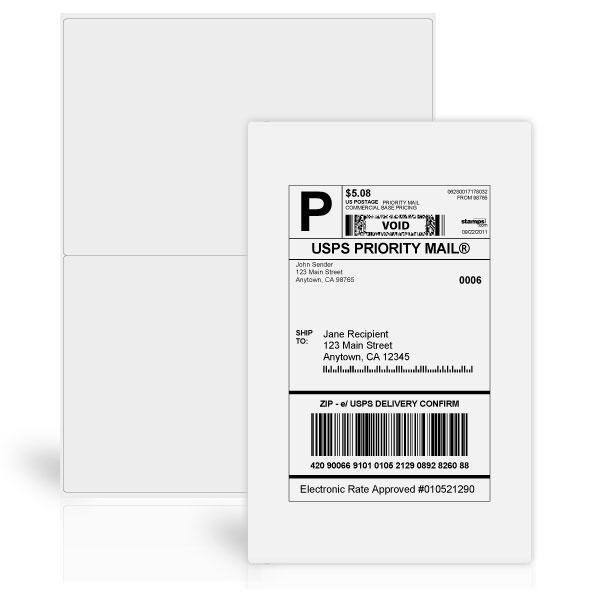 5 1 2 X 8 1 2 Shipping Labels Stamps Supplies Store 5 1 2 X 8 1 2 Shipping Labels Stamps Supplies Store