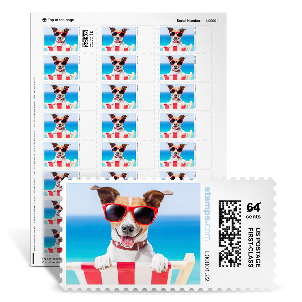 Summer Pup NetStamps® – Stamps.com Supplies Store