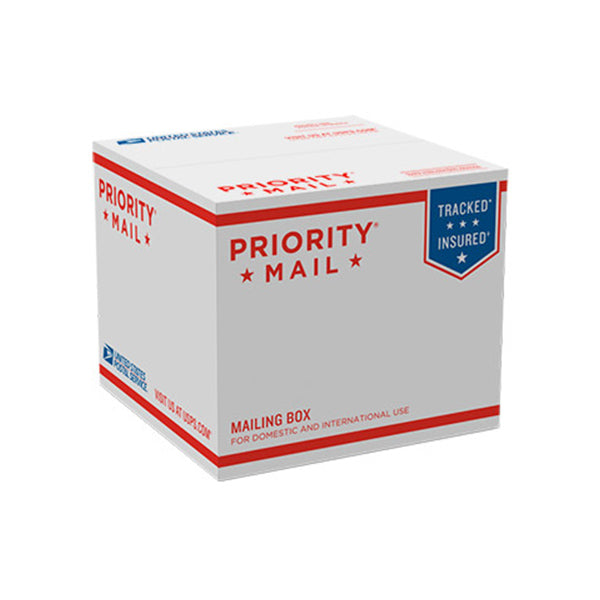 Priority Mail Box 6 1/2" x 7 1/4" x 7 1/4" – Stamps.com Supplies Store