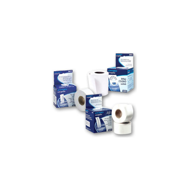 DYMO White CD/DVD Label Rolls – Stamps.com Supplies Store