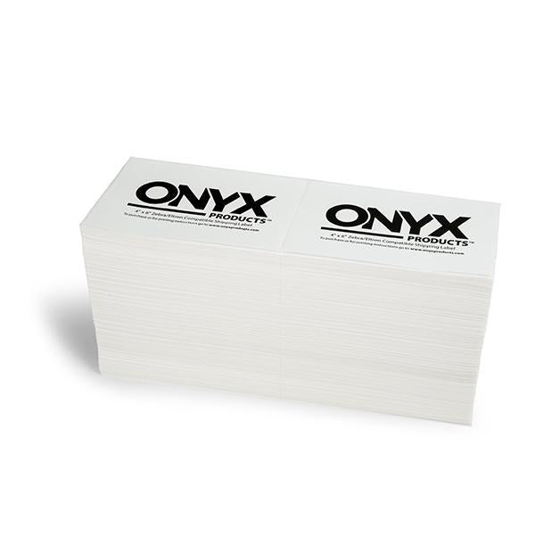 ONYX Products® 4" x 6" Zebra/Eltron Compatible Fanfold Shipping Labels ...